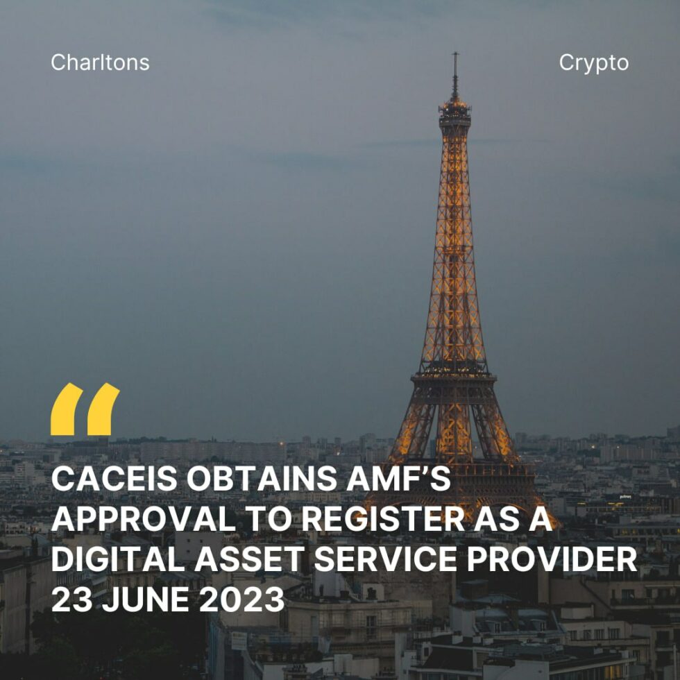 Caceis Obtains AMF'S Approval to Register as a Digital Asset Service ...
