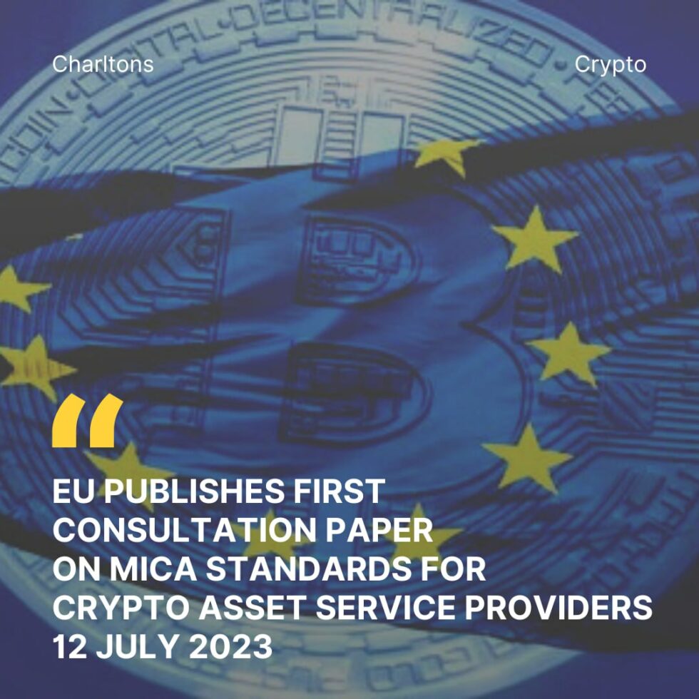 EU Publishes First Consultation Paper On MICA Standards For Crypto ...