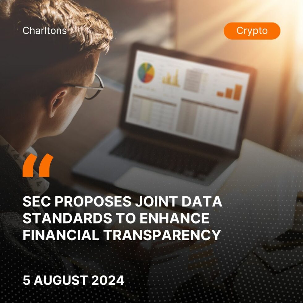 SEC Proposes Joint Data Standards to Enhance Financial Transparency ...