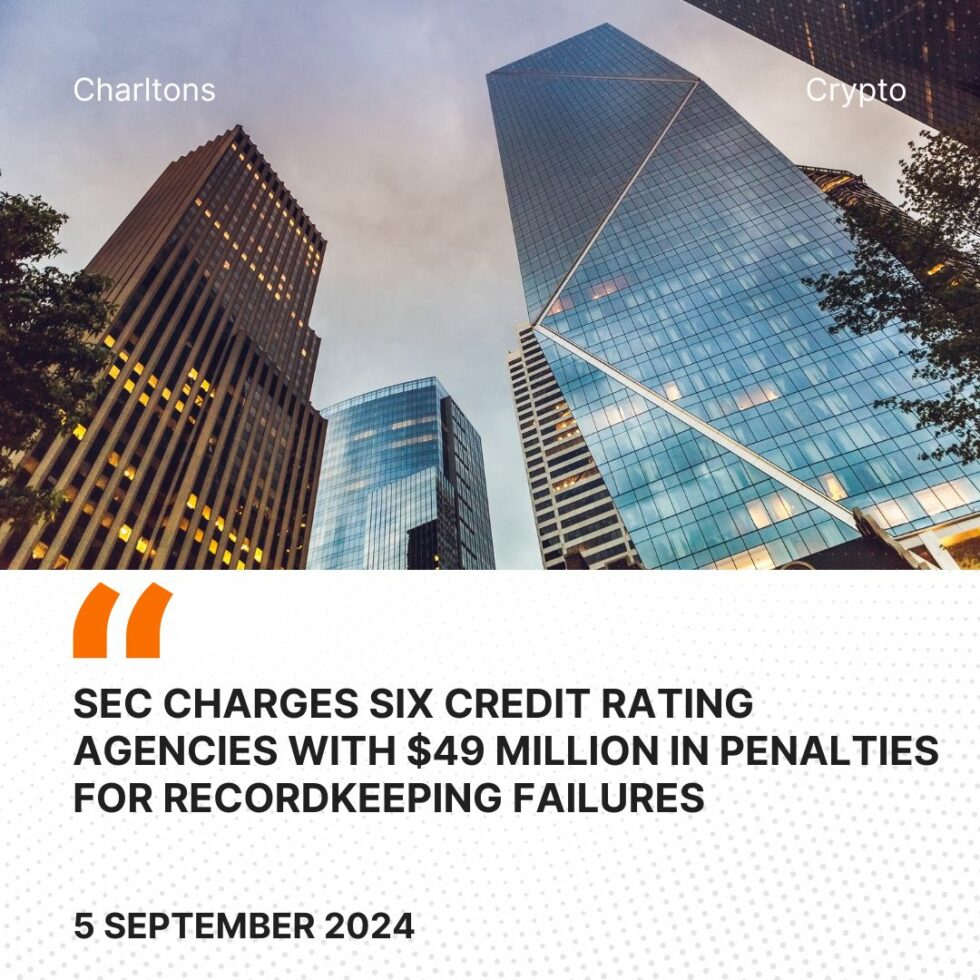 SEC Charges Six Credit Rating Agencies with $49 Million in Penalties ...