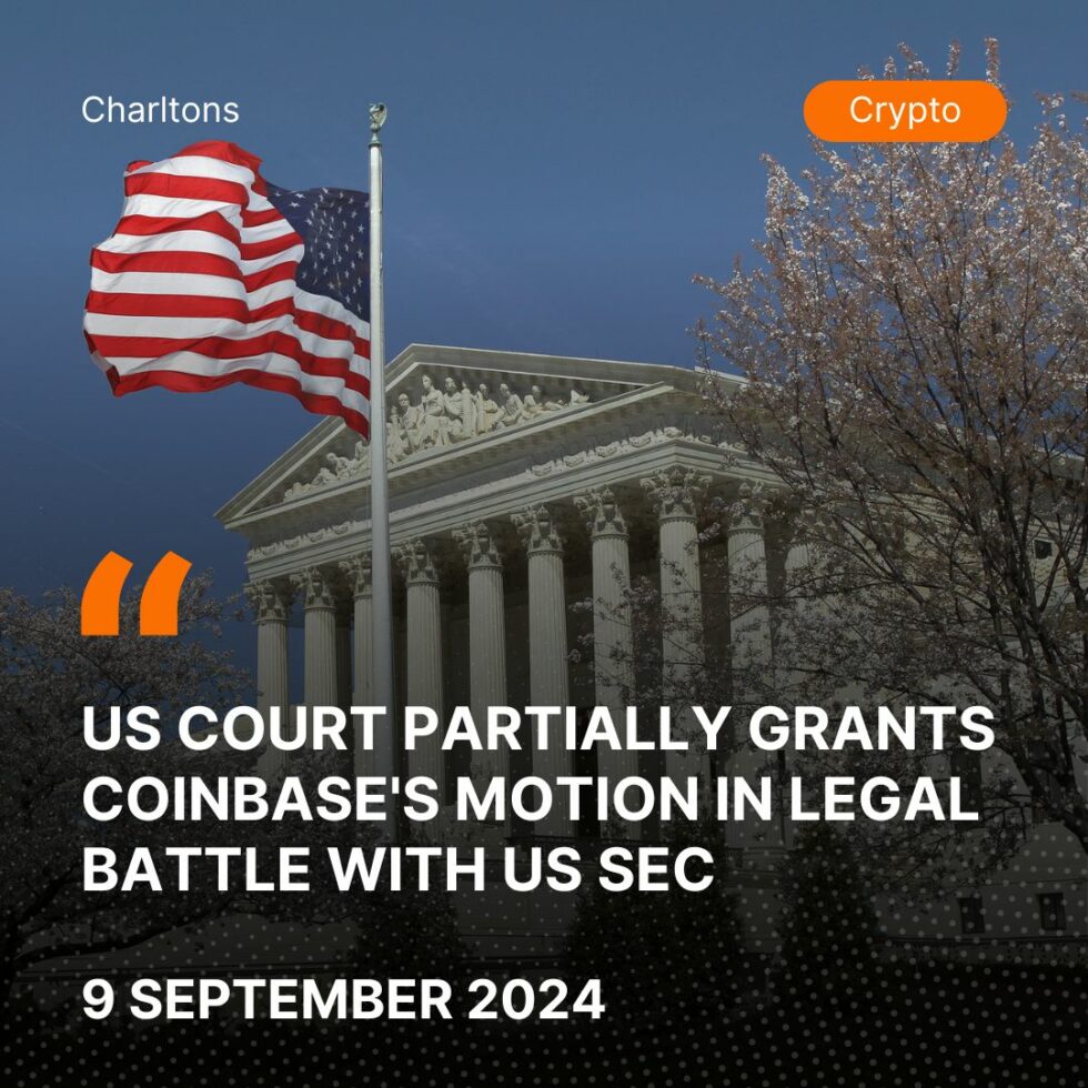 US Court Partially Grants Coinbase's Motion in Legal Battle with US SEC ...