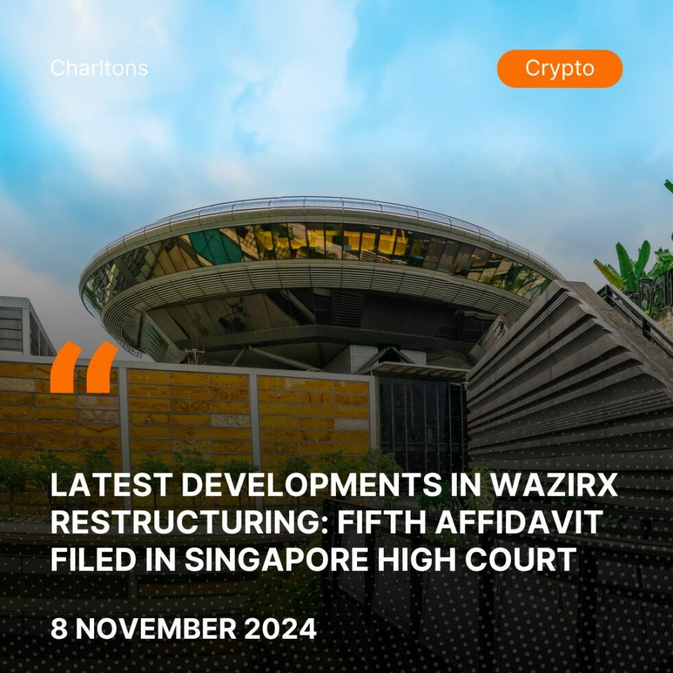 Latest Developments in WazirX Restructuring: Fifth Affidavit Filed in ...