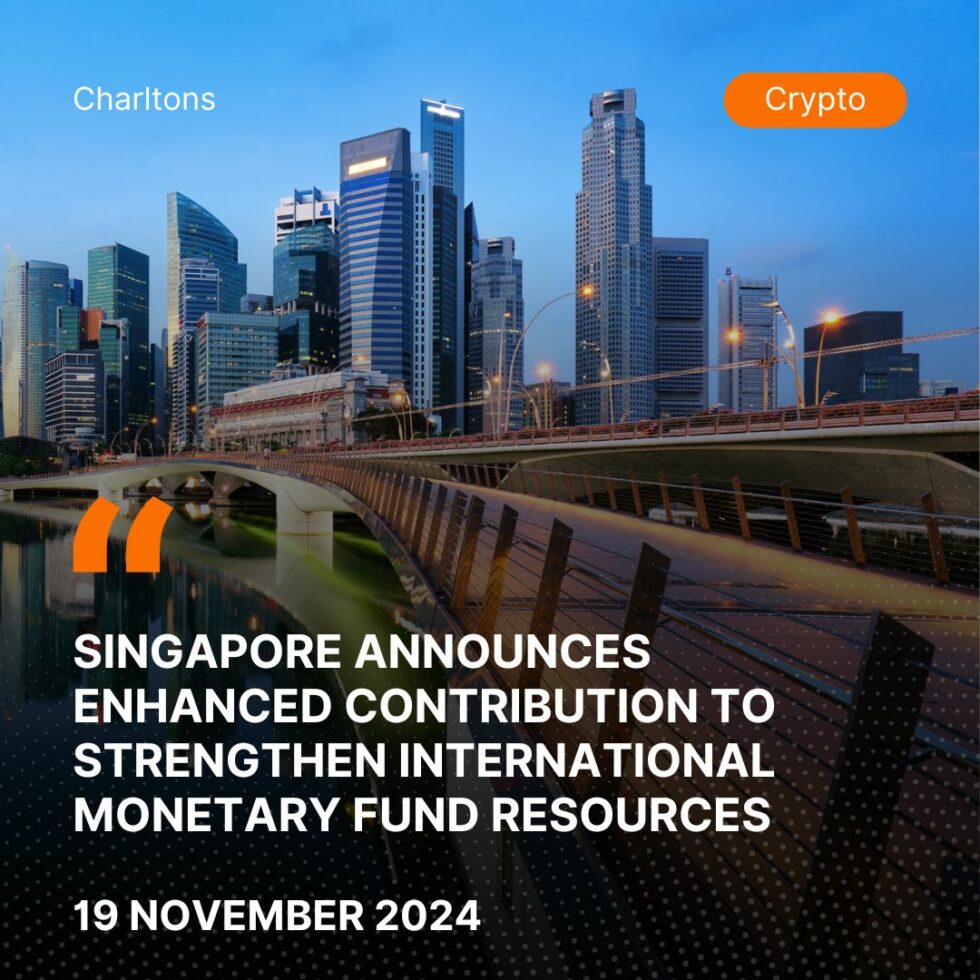 Singapore Announces Enhanced Contribution to Strengthen International ...